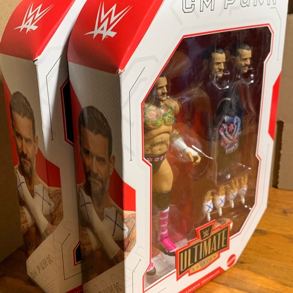 Mattel | Toys | Mattel Wwe Ultimate Cm Punk Action Figure | Poshmark